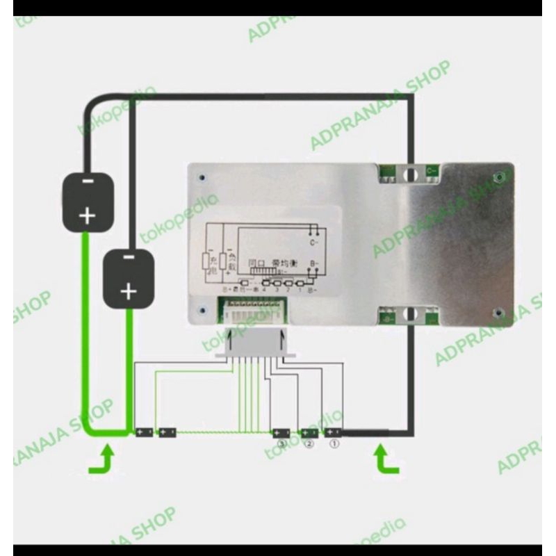 Jual BMS Lifepo4 8S 60A 24V | Shopee Indonesia
