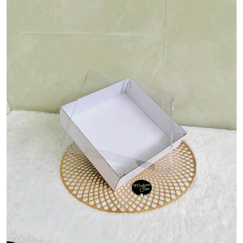 Jual BOX MIKA - DUS SUVENIR - KOTAK PUDDING - KARDUS 25x25x7 - WK (ISI ...