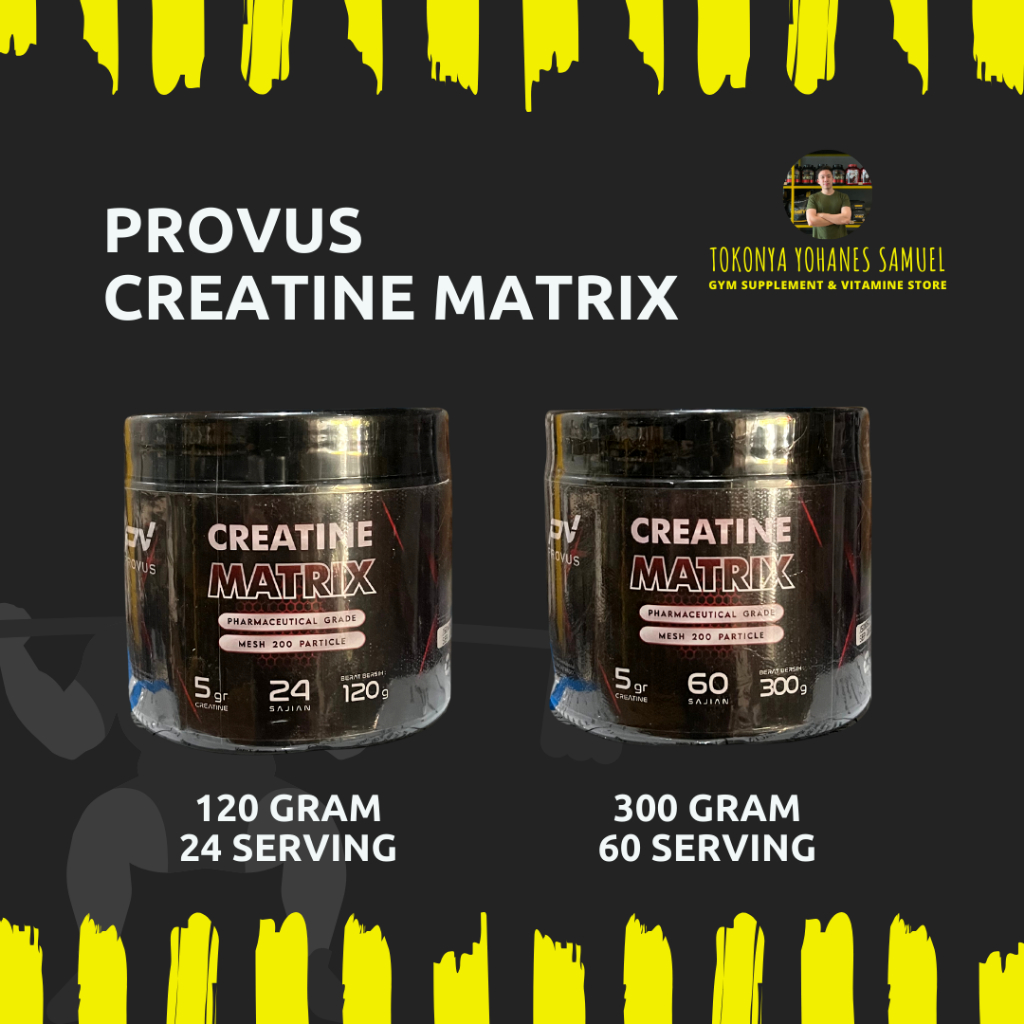 Jual Provus Creatine Matrix 120 gram dan 300 gram | Shopee Indonesia