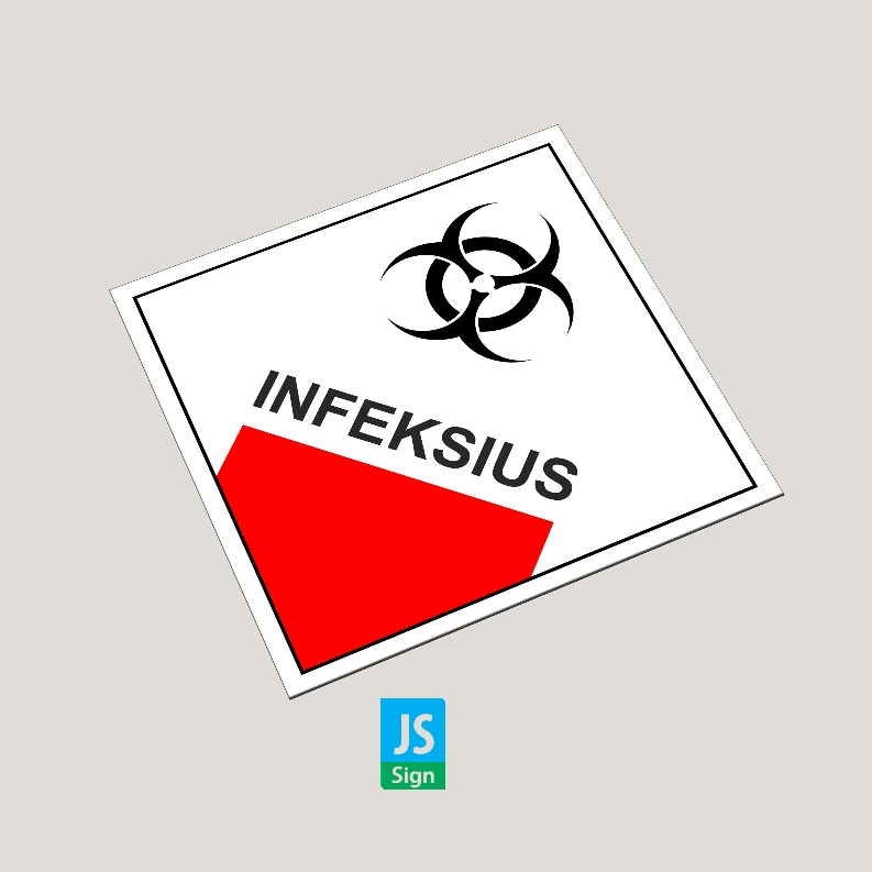 Jual STICKER SIMBOL LIMBAH B3 - INFEKSIUS | Shopee Indonesia