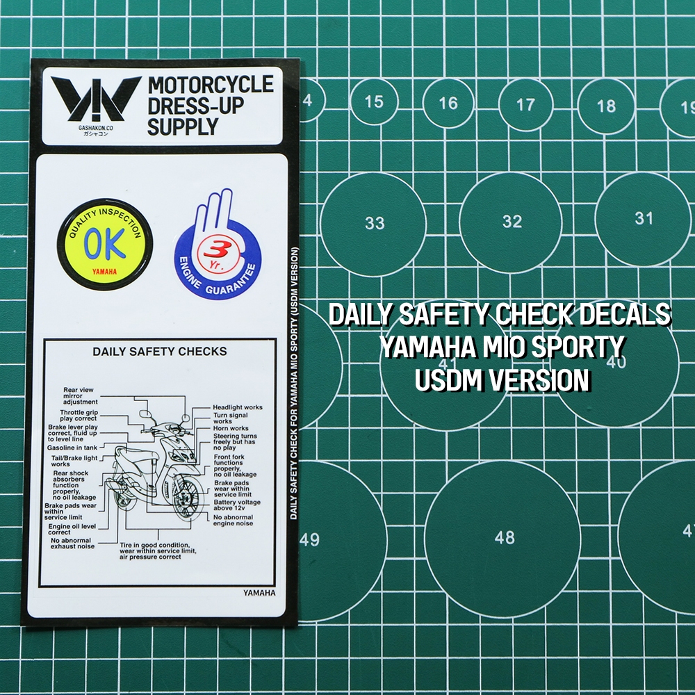 Jual Sticker detail/Warning Decals/Sticker Warning/Stiker pelengkap ...