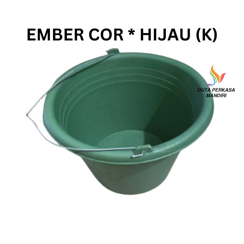 Jual DPM - Ember Plastik Hijau | Ember Cor Anti Pecah | Ember Bangunan ...