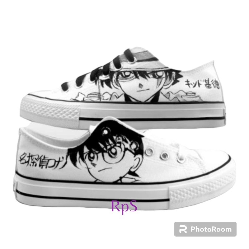 Jual Sepatu Custom Anime Detective Conan | Shopee Indonesia