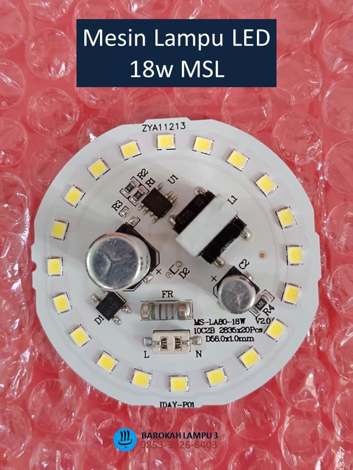Jual [NEW] PCB Lampu LED AC / Mesin Lampu LED AC / 18 Watt / PCB Lampu ...