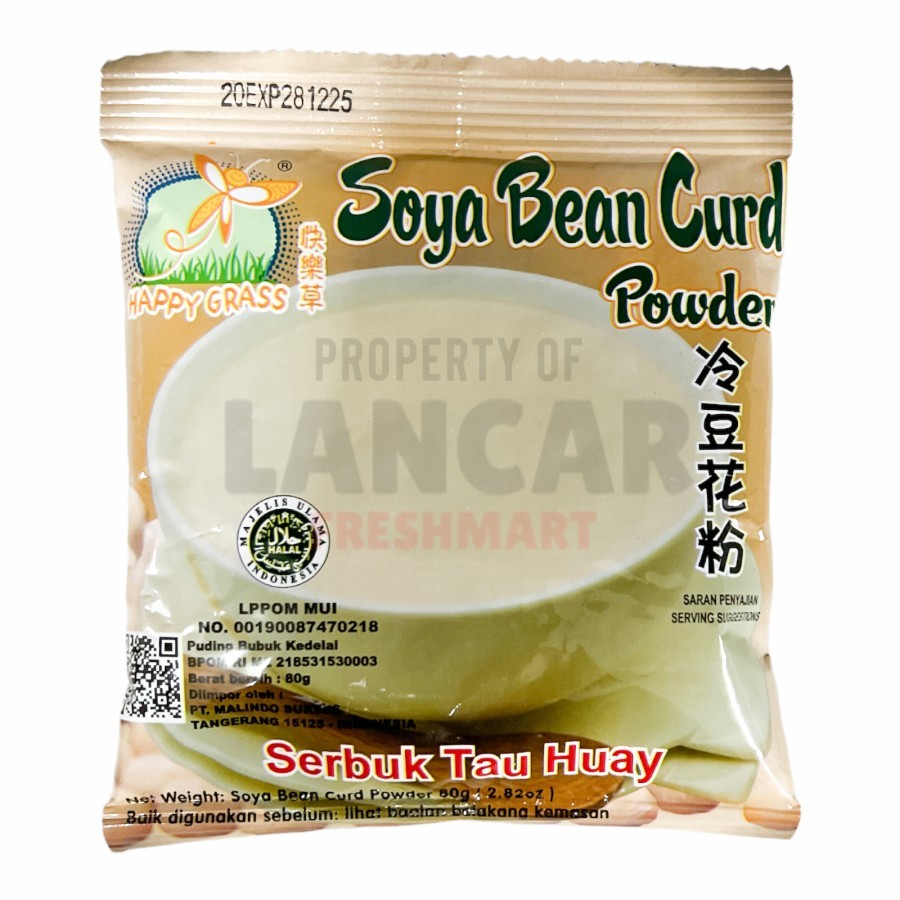 Jual HAPPY GRASS SOYA BEAN CURD POWDER 80GR | Shopee Indonesia