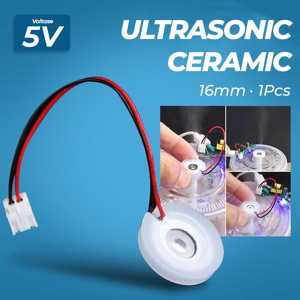 Jual Ultrasonic Ceramic Humidifier Mist Pembuat Kabut 16mm 1PCS - WT02 ...