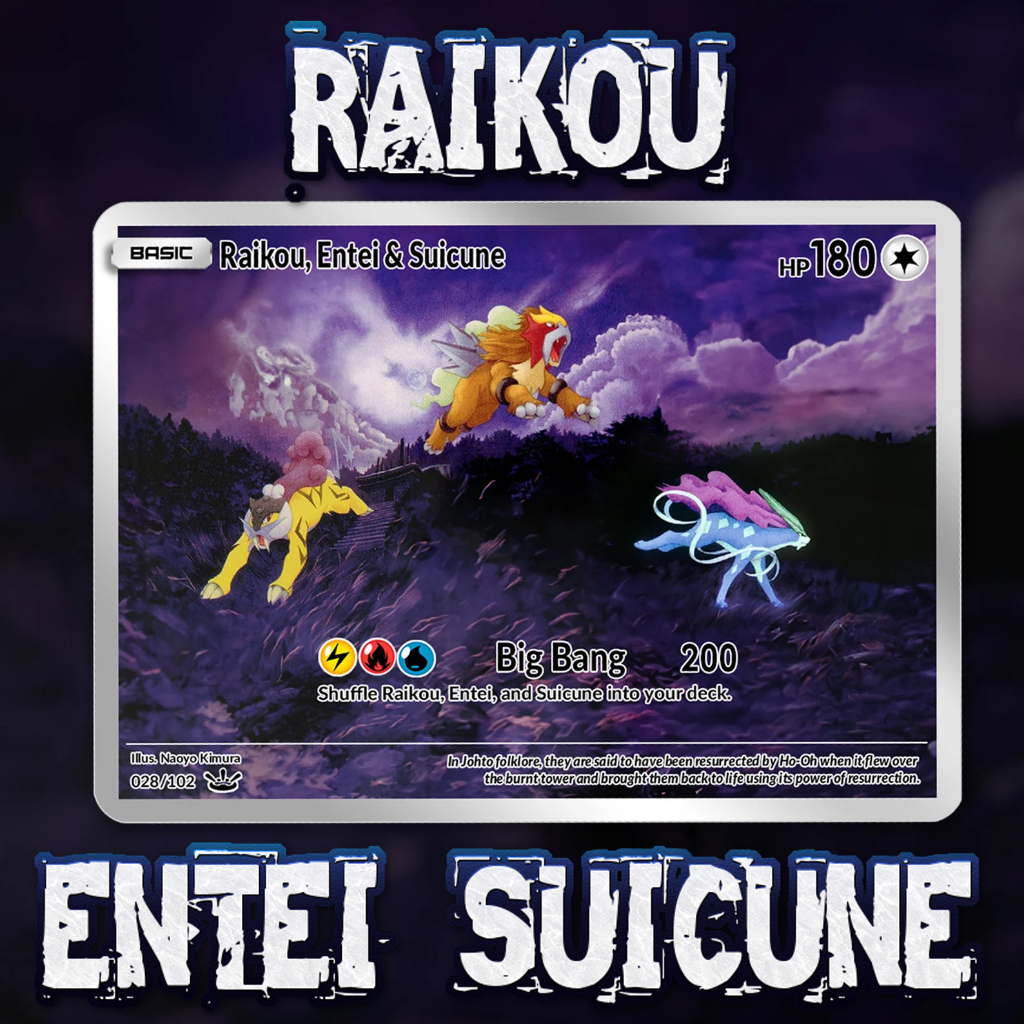 Jual KARTU POKEMON TCG HOLOGRAM ENGLISH VERSION FULL ART - RAIKOU ENTEI ...