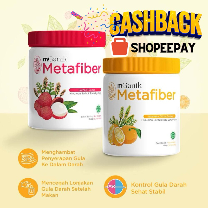 Jual Mganik Metafiber 450gr / Minuman Diabetes Meta Fiber | Shopee ...