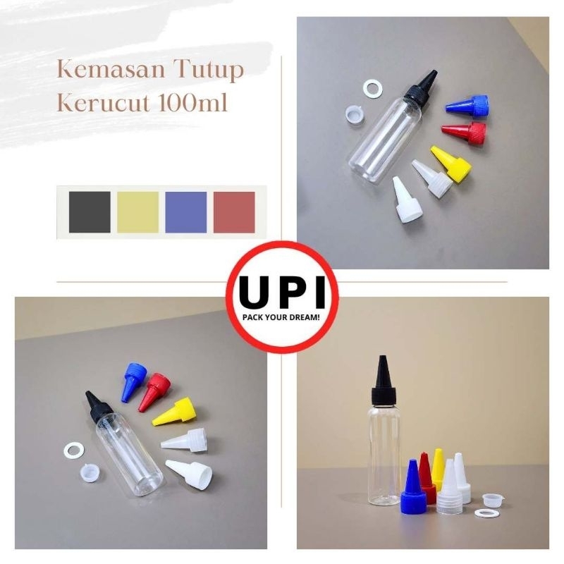 Jual Botol Tinta Isi Ulang 100ml Full Set - BOTOL PLASTIK PET BR 100ML ...