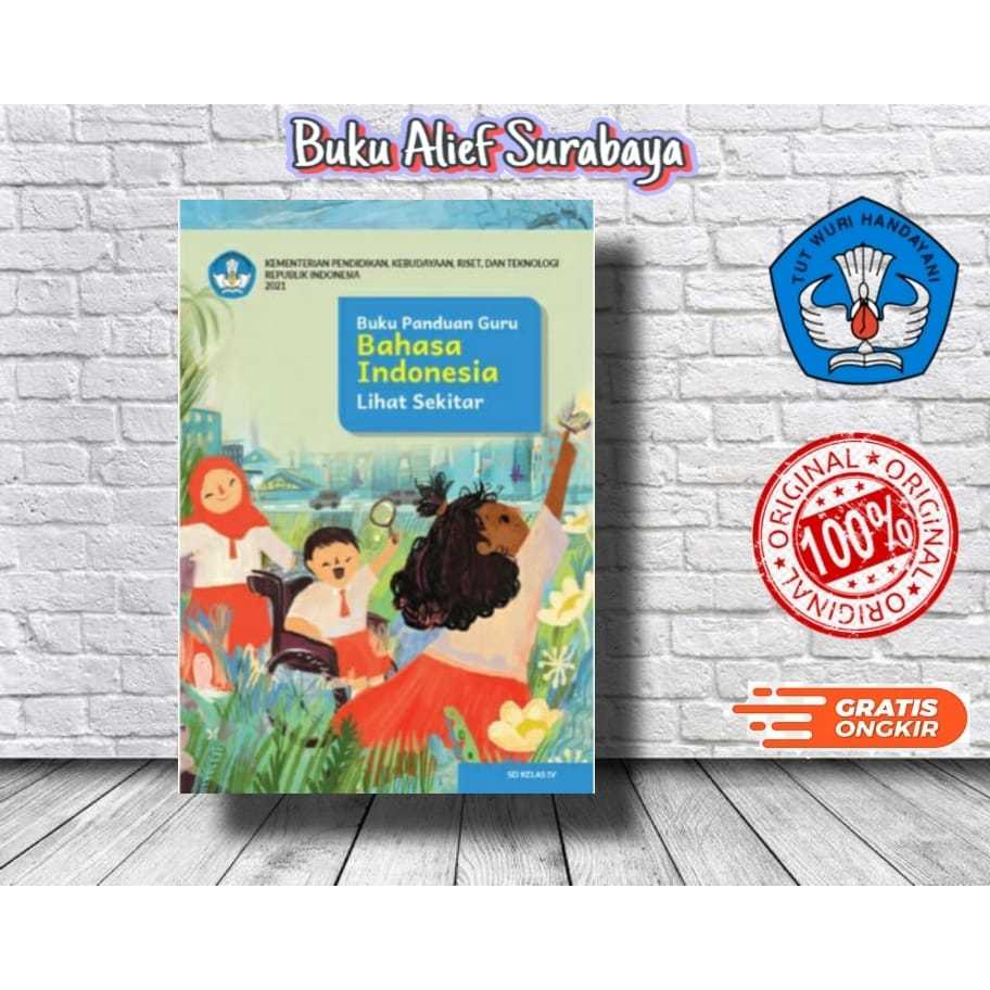 Jual Buku Panduan Guru Bahasa Indonesia Kelas 4 SD Original Kurikulum Merdeka | Shopee Indonesia