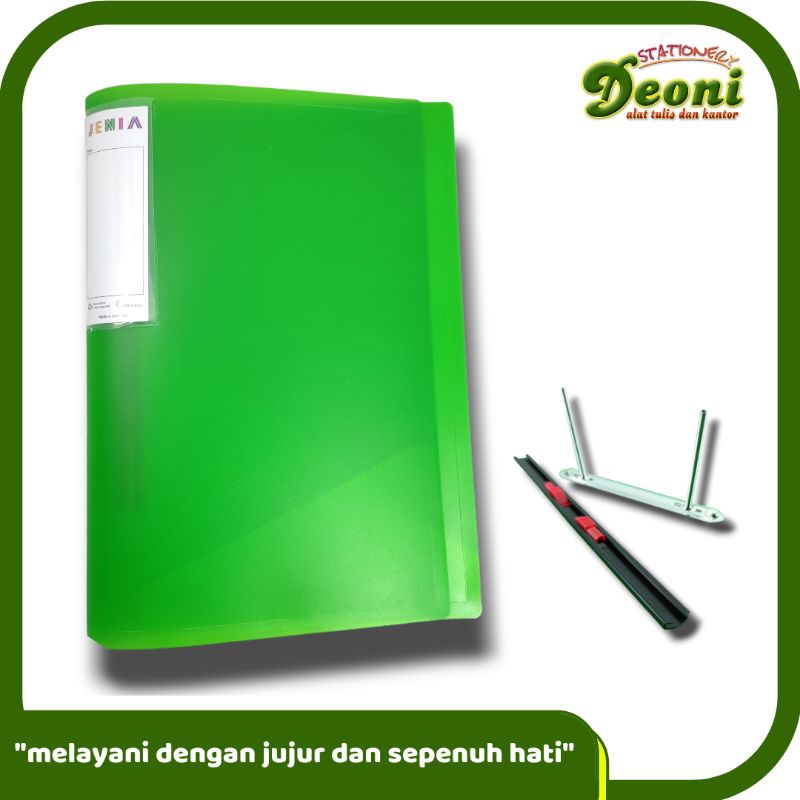 Jual Jenia / Folder One Map Plastik Snel F4 Merah Kuning Hijau Biru 1 ...