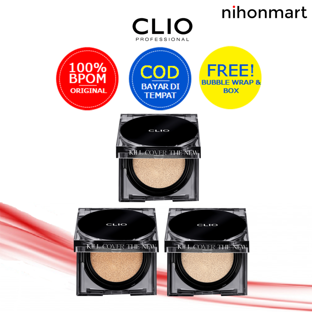 Jual Clio Kill Cover The New Founwear Cushion (SPF 50+) 15g | Shopee Indonesia