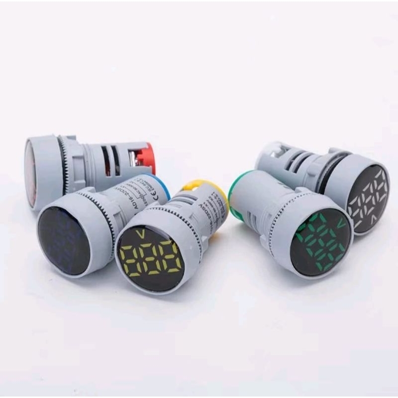 Jual Pilot Lamp Digital Indikator Voltmeter Cover AD16-22DSV | Shopee ...