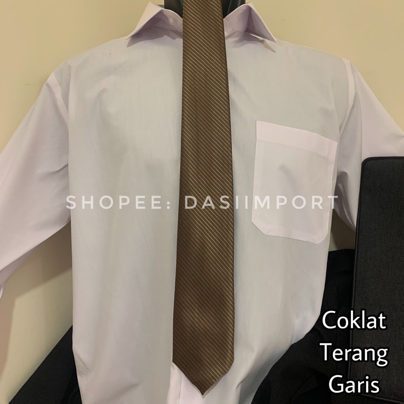 Jual Dasi Pria Ikat Manual Panjang Dewasa Motif Garis Salur Premium ...