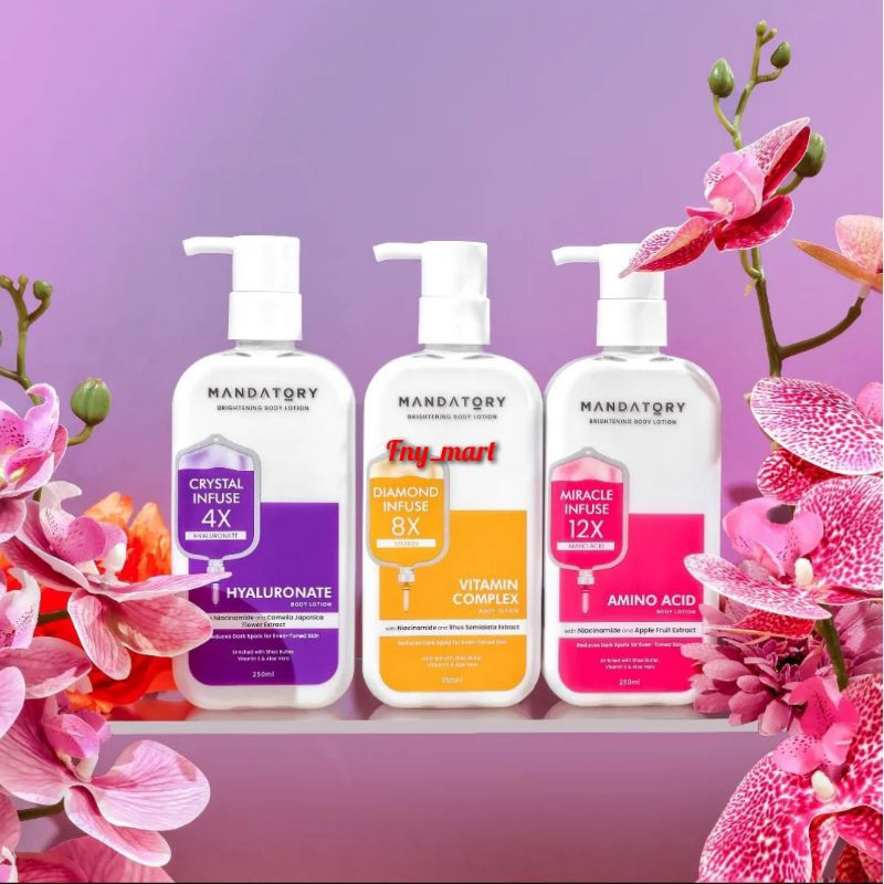 Jual MANDATORY Brightening Body Lotion 250ml | MANDATORY Body Lotion ...
