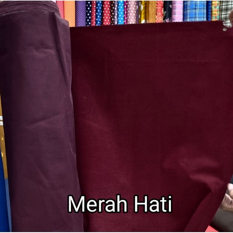 Jual Kain Bludru Lebar 150 cm (Harga per 0,5m) | Shopee Indonesia