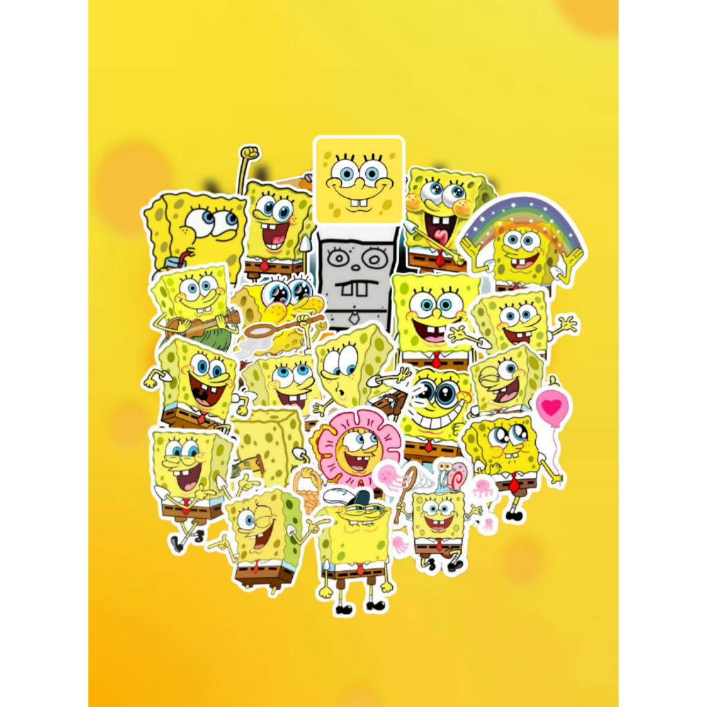 Jual (Part 2) Stiker SPONGEBOB Edition | Stiker Aesthetic | Stiker ...