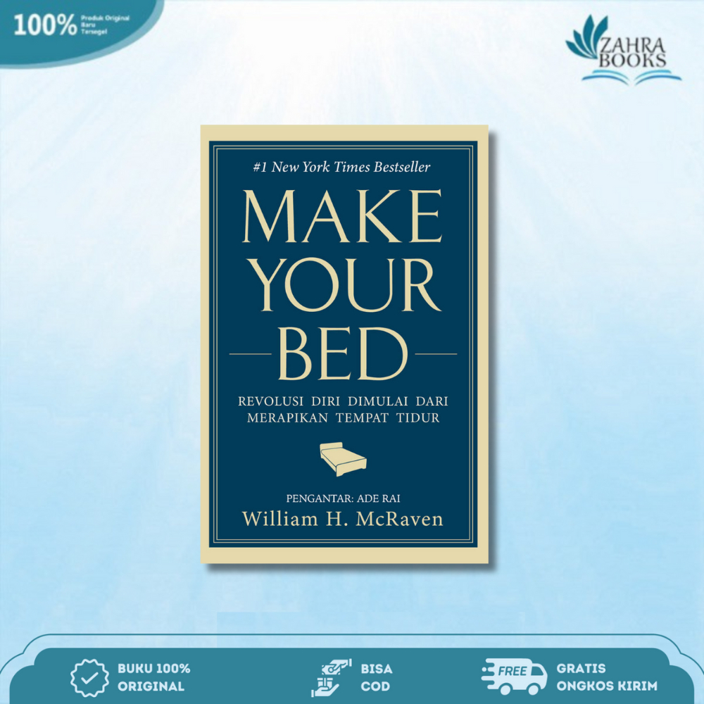 Jual Buku Make Your Bed Revolusi Diri Dimulai dari Merapikan Tempat Tidur - Renebook | Shopee ...