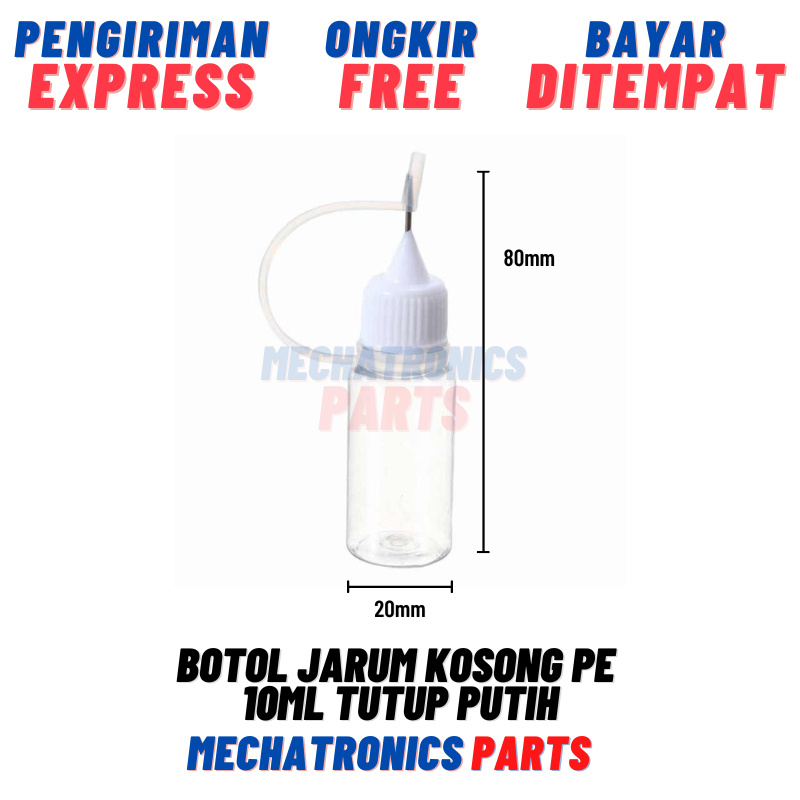 Jual [DEV-9052] BOTOL JARUM KOSONG REFILL LIQUID CAIRAN LEM TETES ...