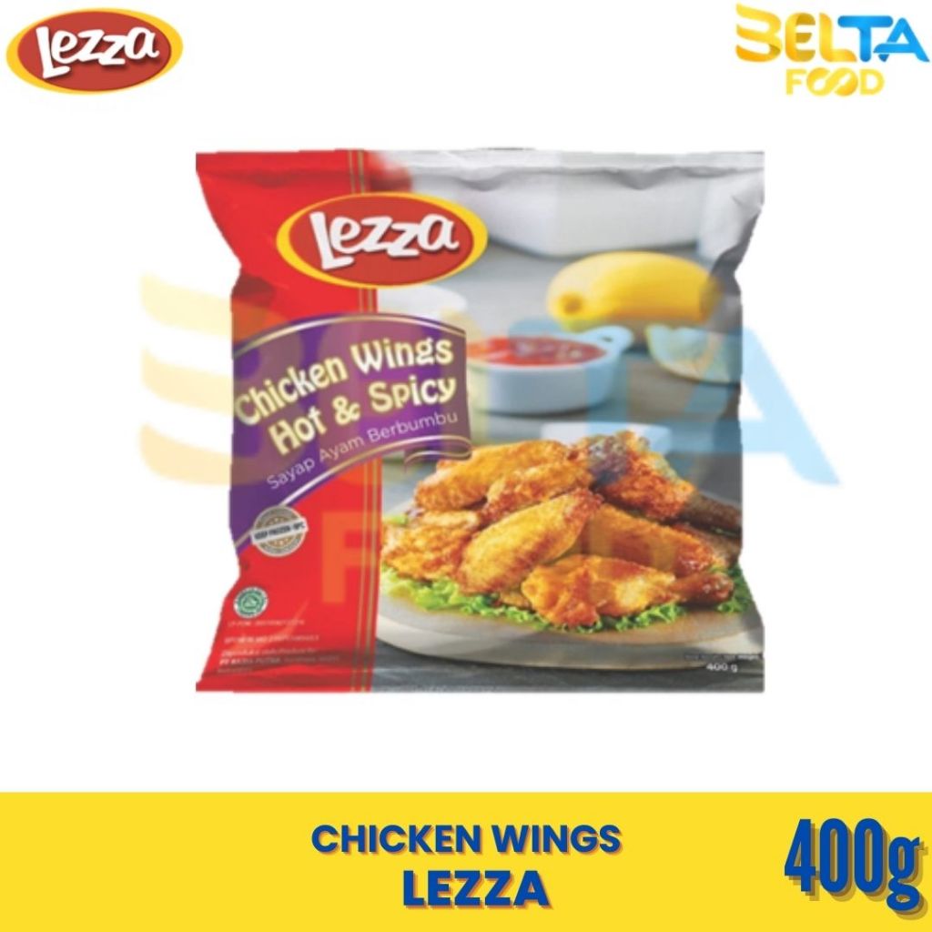 Jual Lezza Chicken Wings Hot & Spicy 400g | Shopee Indonesia