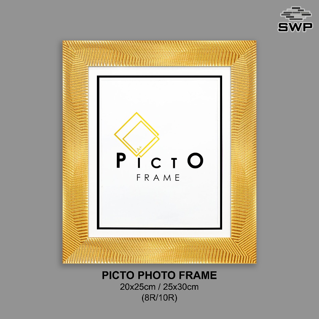 Jual SWP Bingkai Foto Frame Pigura White 5R, 10R/8R, 10RS, 12R ES4418-G | Shopee Indonesia
