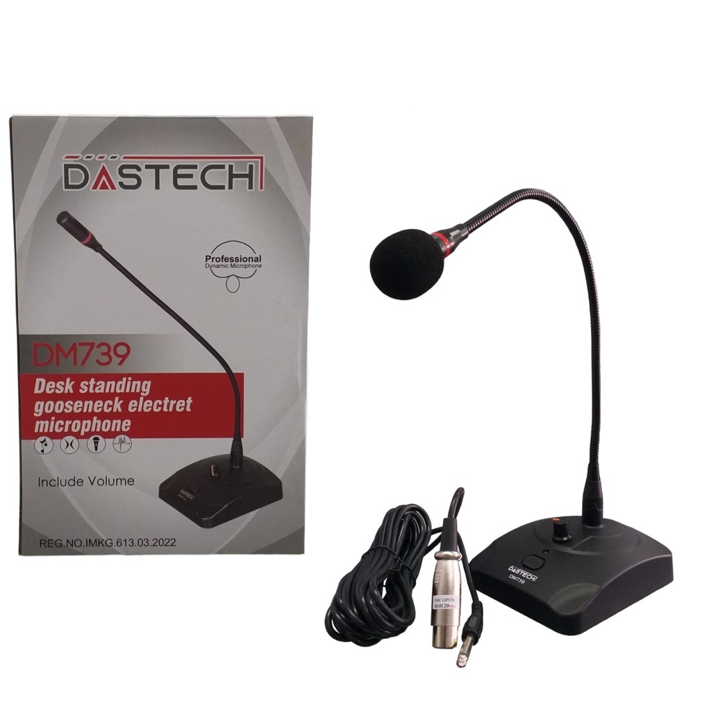 Jual Mic Stand DASTECH DM 739 / Microphone DM-739 Include Volume | Shopee Indonesia