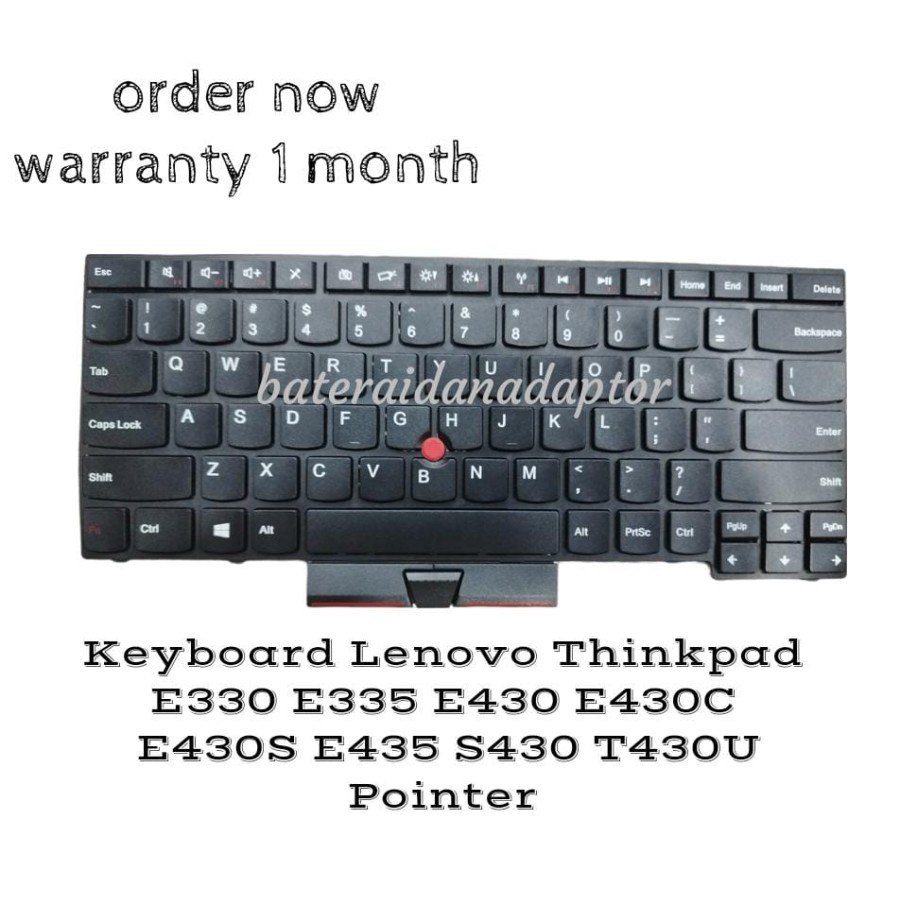 Jual Keyboard Thinkpad E330 E335 E430 E430C E430S E435 S430 T430U Pointer | Shopee Indonesia