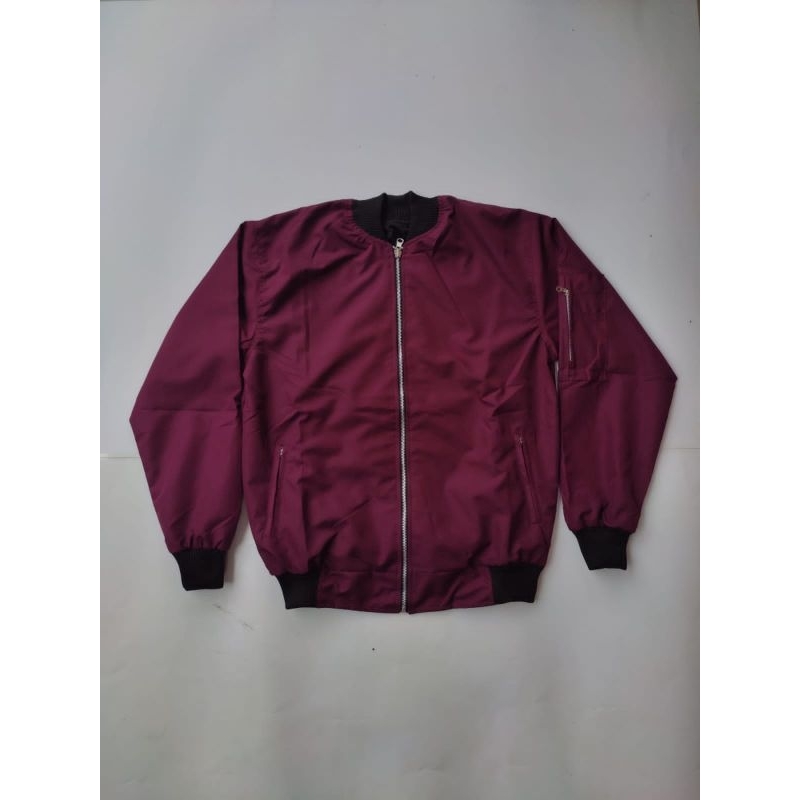 Jual JAKET SETRE JAKET WATERPROOF BOMBER POLOS BAHAN TASLAN JN ( WARNA ...