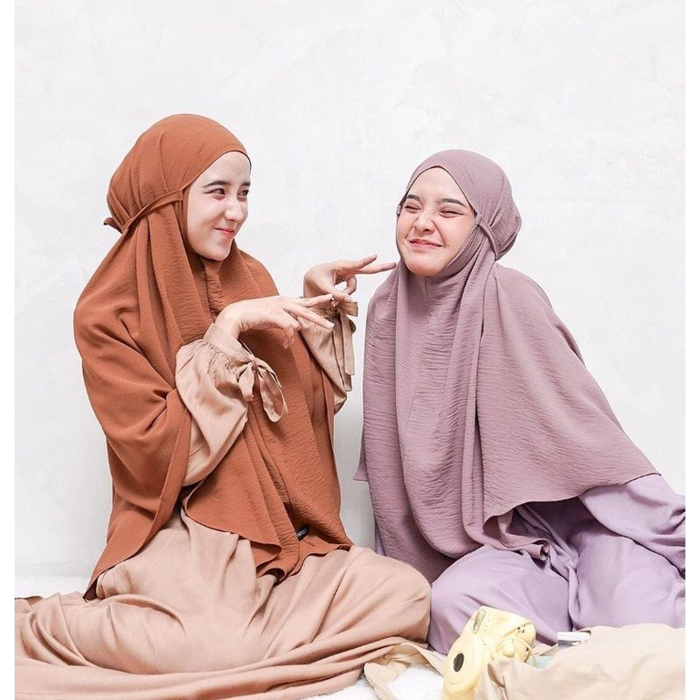 Jual Jilbab Instan Bergo Maryam Crinkle Airflow Premium | Hijab Crinkle ( Airflow ) | Shopee ...