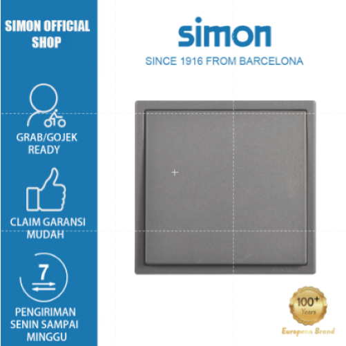 Jual Simon - Saklar i7 Series Switch and Socket Gray | Shopee Indonesia