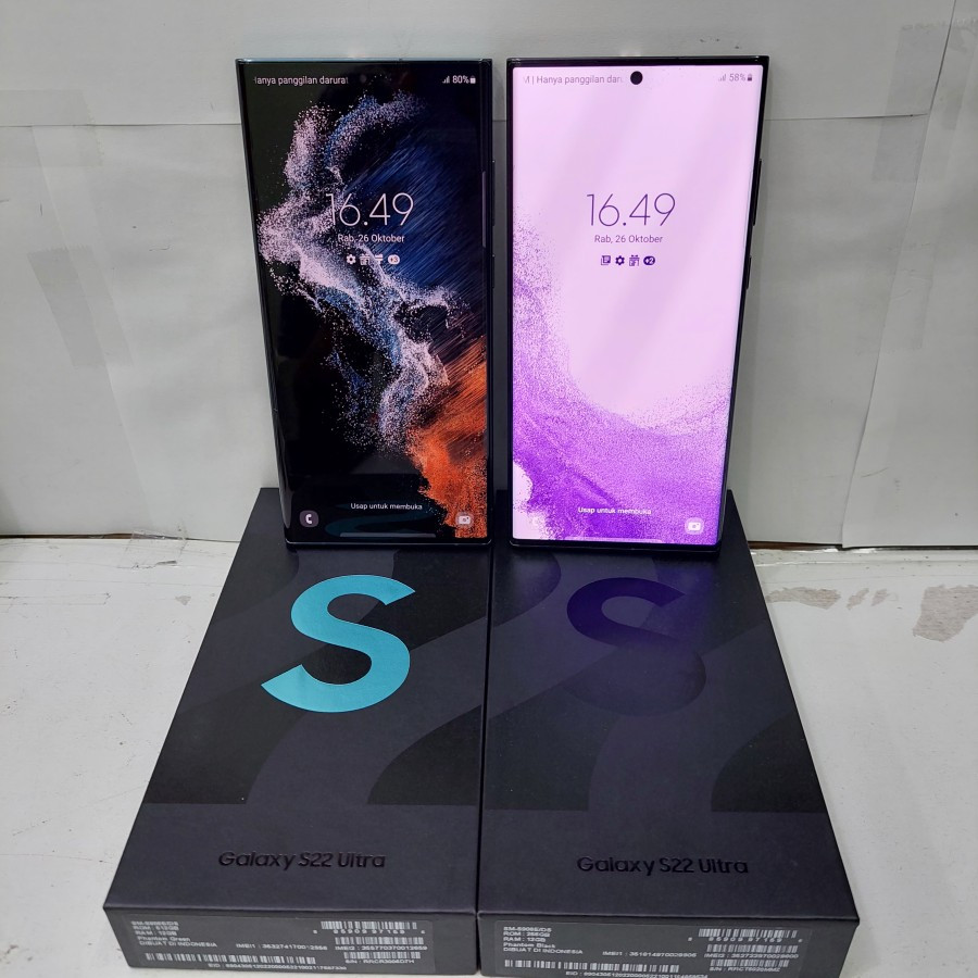 Jual Samsung S22 Ultra 5G 12/512GB Second Fullset Garansi Resmi SEIN | Shopee Indonesia