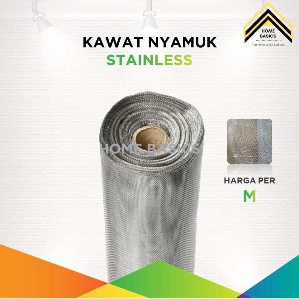 Jual Kawat Nyamuk Stainless Meteran / Kasa Nyamuk | Shopee Indonesia