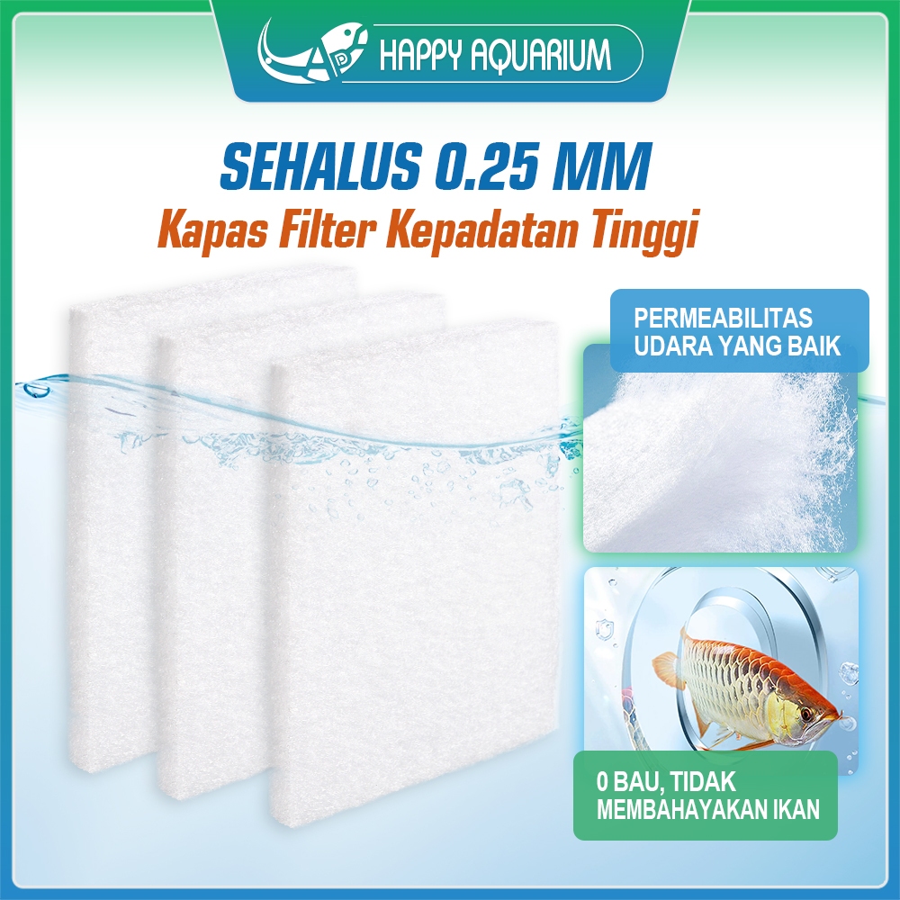 Jual Busa Kapas Filter akuarium 30 x 20 cm Saringan Filter Air Kolam ...