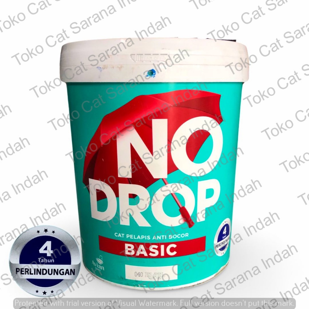 Jual No Drop Basic Ready Mix 20KG Avian Cat Pelapis Anti Bocor No Drop Cat Waterproofing Anti ...