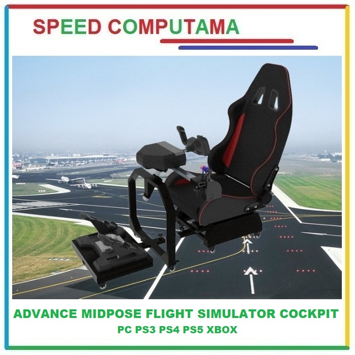 Jual Advance Midpose Flight Simulator Gaming Seat - Kursi Chair ...