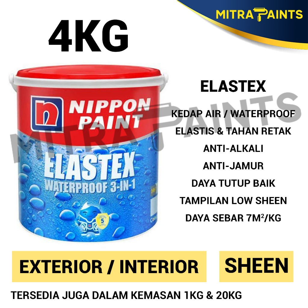 Jual CAT TEMBOK NIPPON PAINT EKSTERIOR INTERIOR ALMOND CHIP NP N 1831 P ...