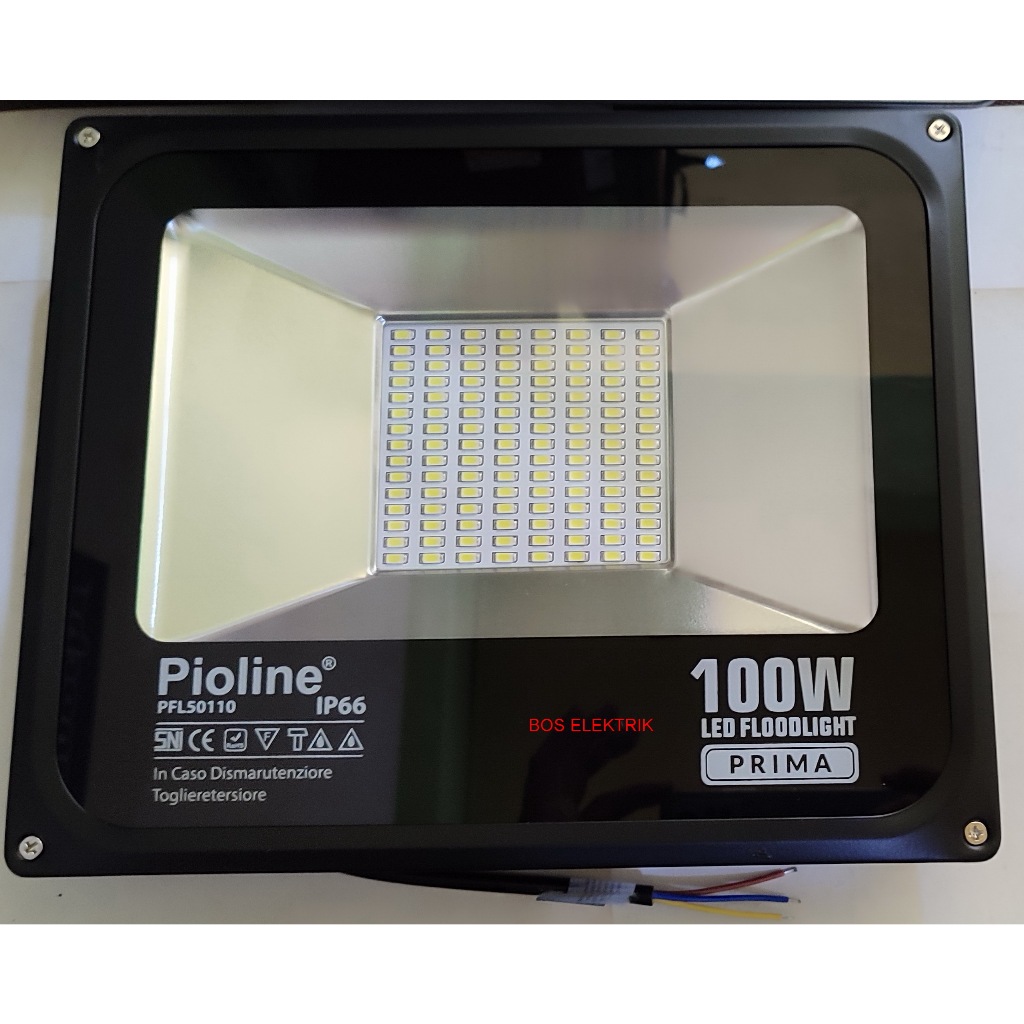 Jual Lampu Sorot LED / LED Flood Light Pioline Prima 100 Watt | Shopee Indonesia