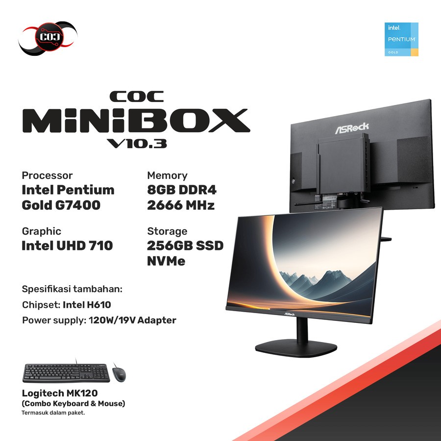 Jual COC MINI BOX V10.3 - Paket Rakitan Mini PC Intel Gen 12 | Shopee ...