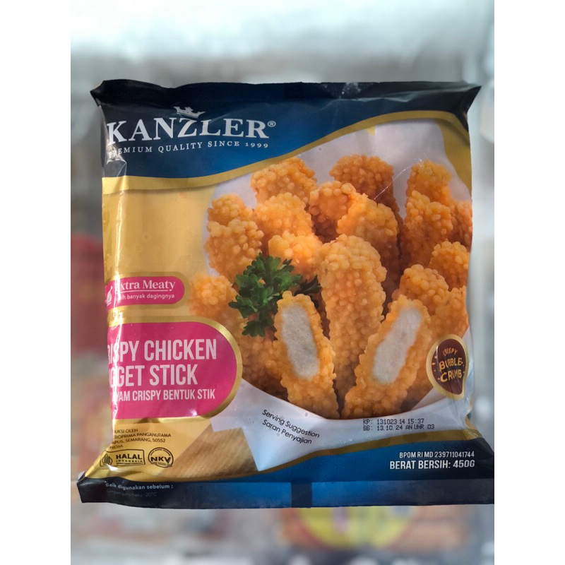 Jual Kanzler Crispy Nugget Stick / Krispi Nuget Stik 450gr | Shopee ...