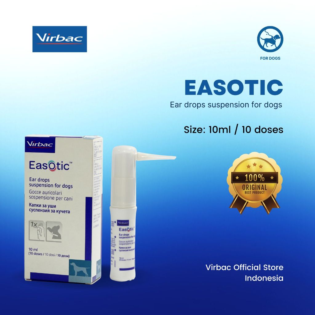 Jual VIRBAC EASOTIC 10 ML EAR DROPS SUSPENSION FOR DOGS | Shopee Indonesia