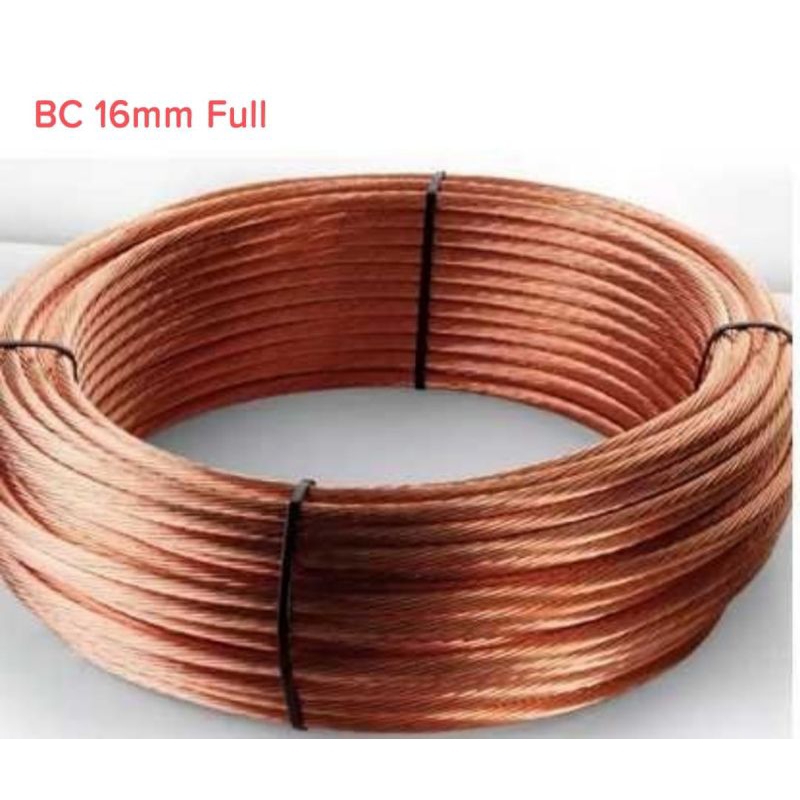 Jual Kabel BC 16 mm Grounding Asli Tembaga (Full 16mm) | Shopee Indonesia