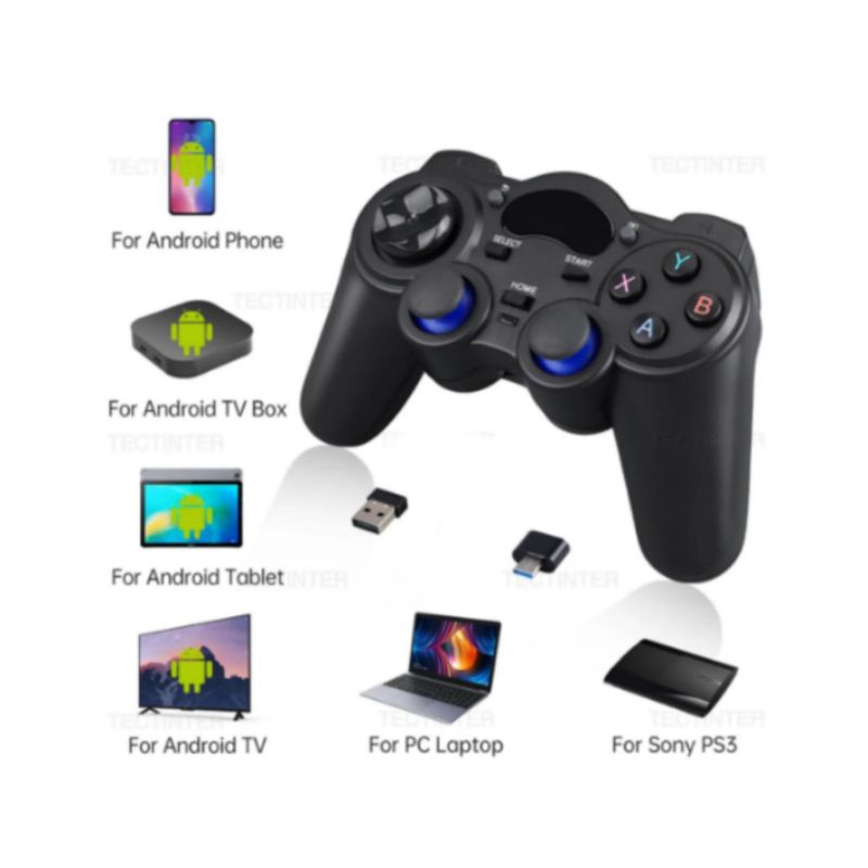 Jual stick game gamepad smart tv box stb set top android wireless USB ...
