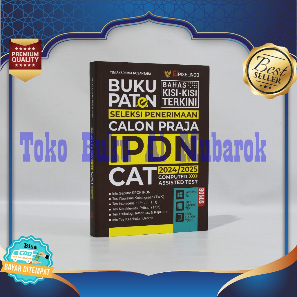 Jual Buku Paten Seleksi Penerimaan Calon Praja IPDN 2024/2025 Bahas ...