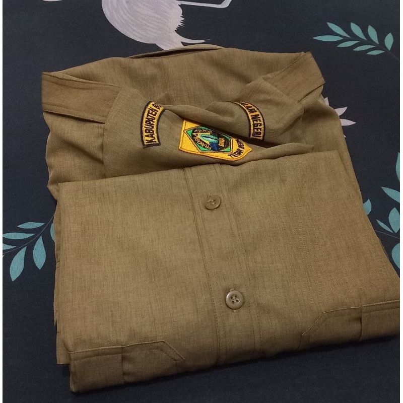 Jual Seragam PNS PDH Khaki Pria (Setelan Baju dan Celana Bebas Pilih ...