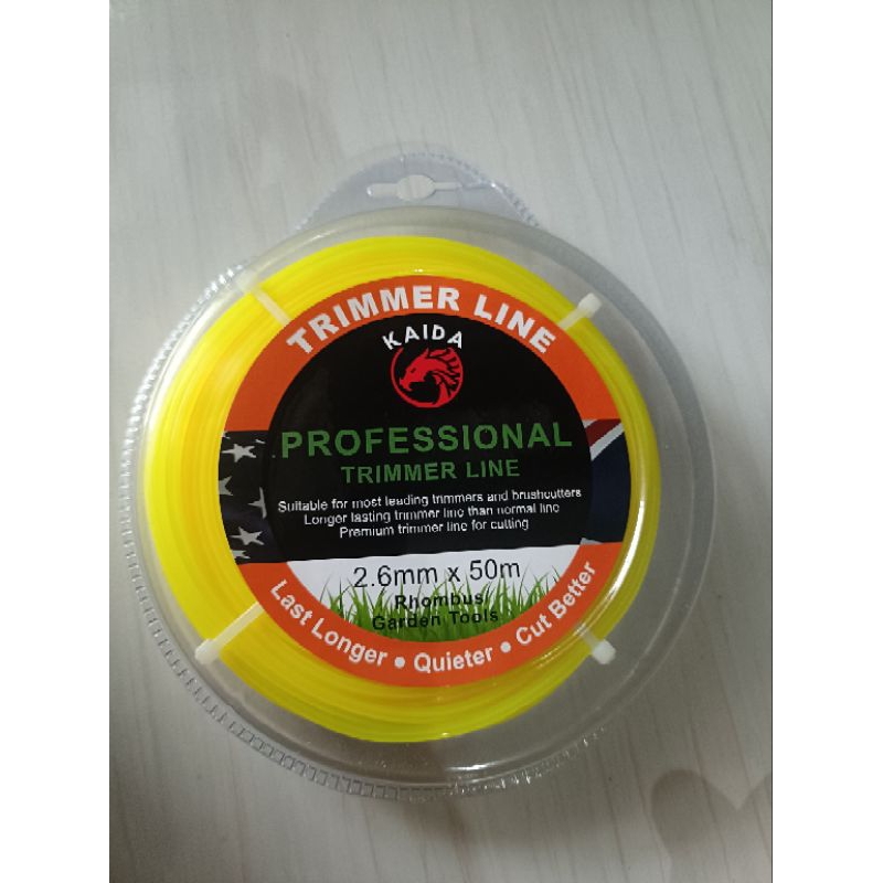 Jual Trimmer line Senar potong rumput Nylon Roll 50 meter | Shopee ...