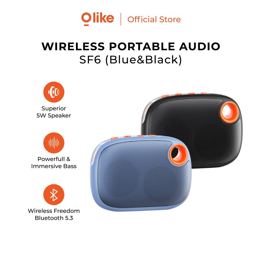 Jual Olike SF6 Beatz Portable Wireless Bluetooth 5.3 Speaker Micro SD ...
