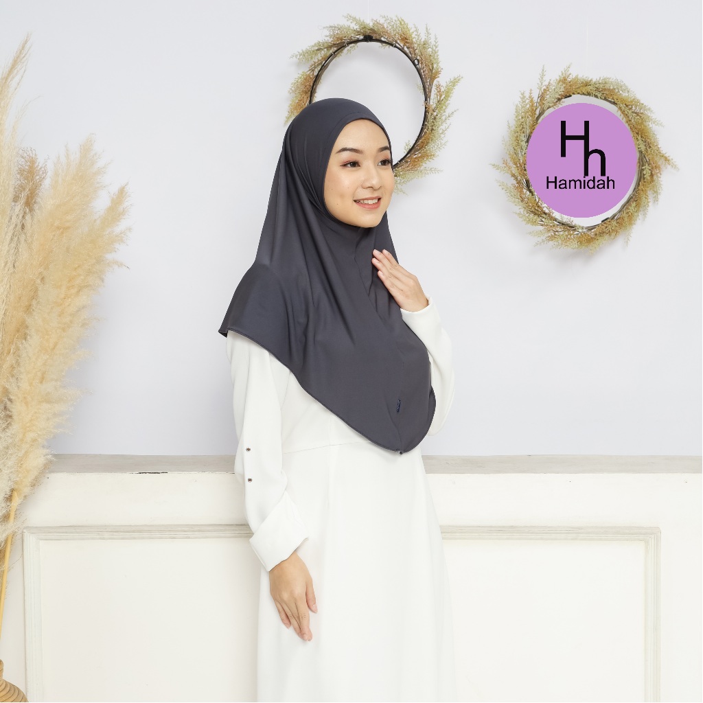 Jual HIJAB BERGO MALAY HAMIDAH / KERUDUNG INSTAN | Shopee Indonesia