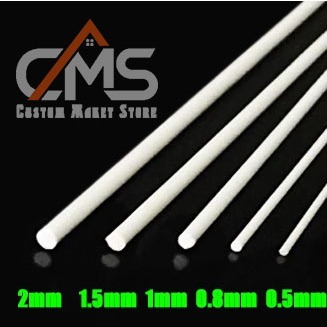 Jual ABS Round Bar 2MM / Stick Plastik Bulat Padat - Diameter 2MM ...