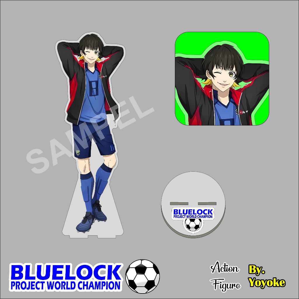 Jual Standee Anime Blue Lock | Standee Akrilik Blue Lock | Action ...