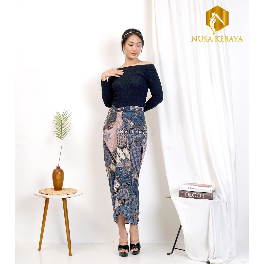 Jual Nusa_Kebaya 50 Motif Rok Remple Motif Batik / Rok Rumbai / Rok ...